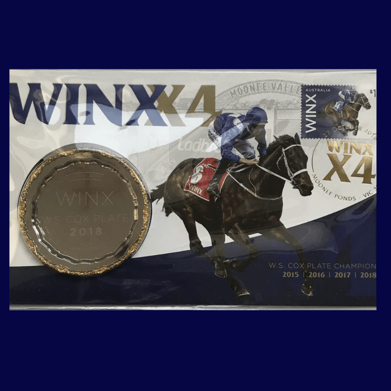2018 WINX x4 Medallion Cover PNC #9 – W.S. Cox Plate Champion – Aussie ...
